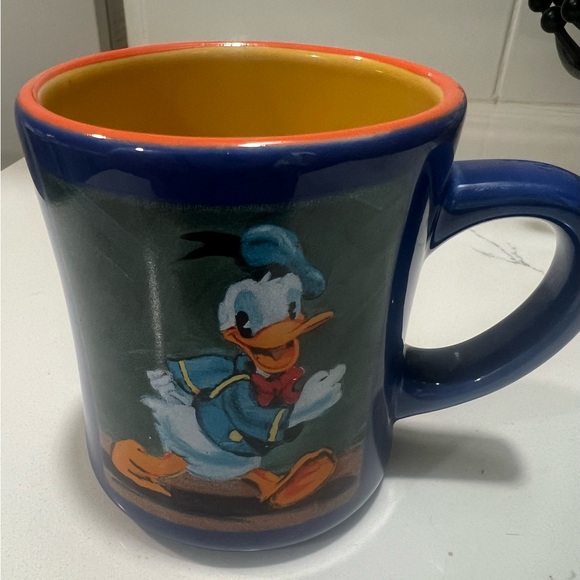 Disney | Kitchen | Donald Duck Vintage Double Sided Print Coffee Tea ...